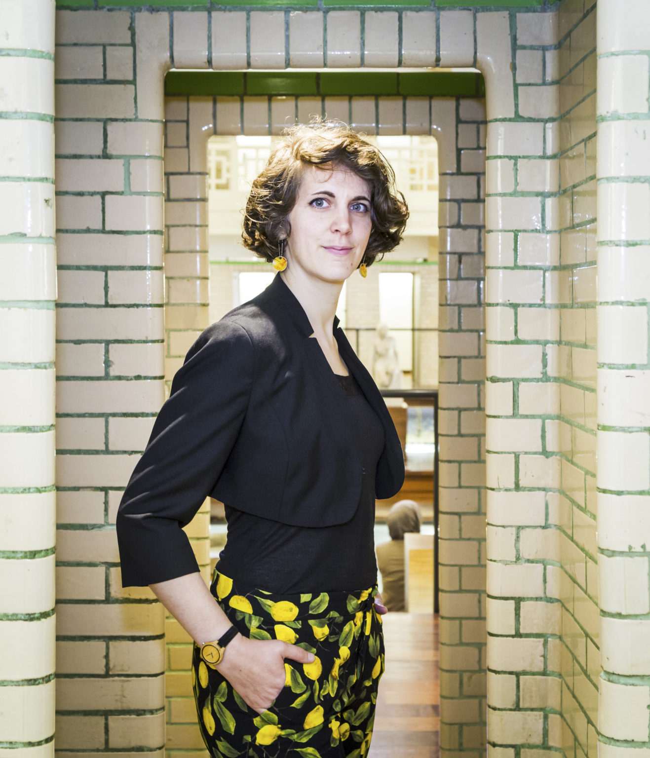 Hélène Duret arrive au Musée - ROUBAIXXL