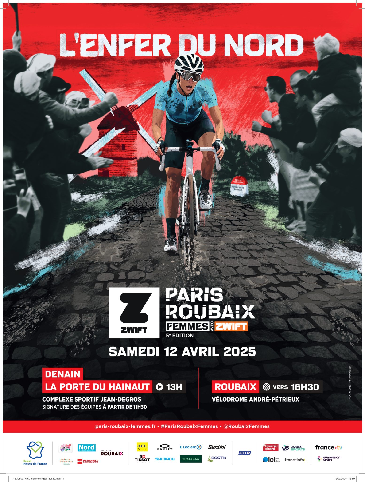 Paris-Roubaix 2025 : 122e édition - ROUBAIXXL